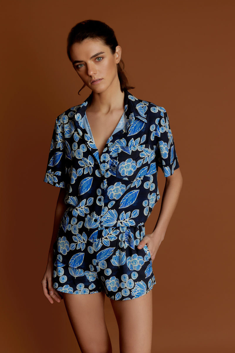 Camisa Kali Flores Rey – MYSSO SWIMWEAR
