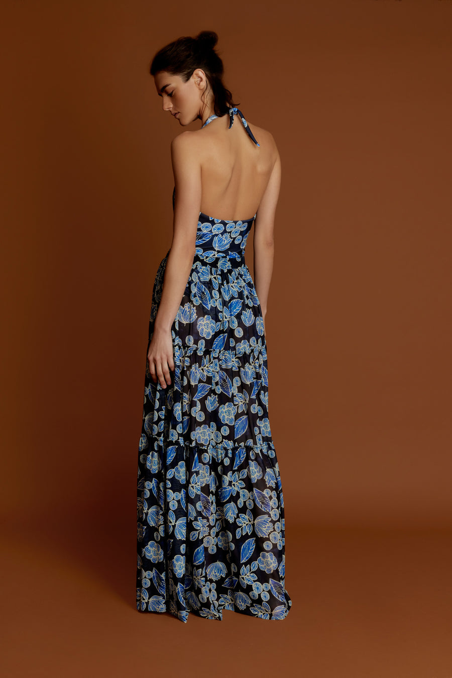 FLORES AZUL REY - MYSSO SWIMWEAR